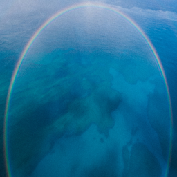The Spectacle of a Full-Circle Rainbow Seen from an Airplane